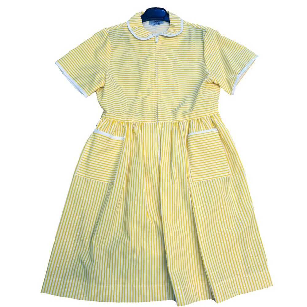The Firs Dress Yellow / White – Uniformity Schools