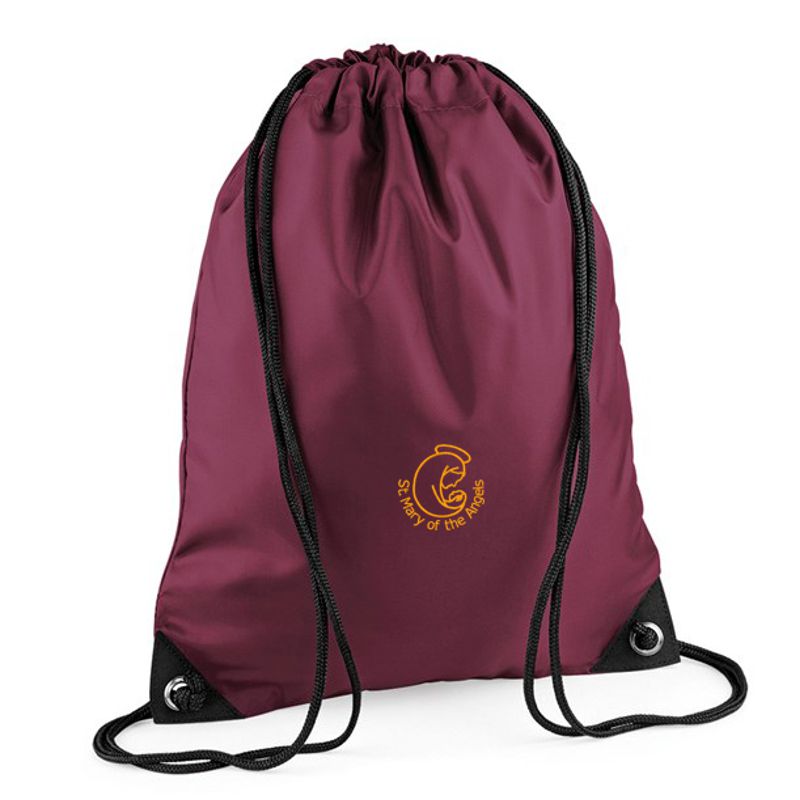 St Mary of the Angels PE Bag Maroon – Uniformity Schools