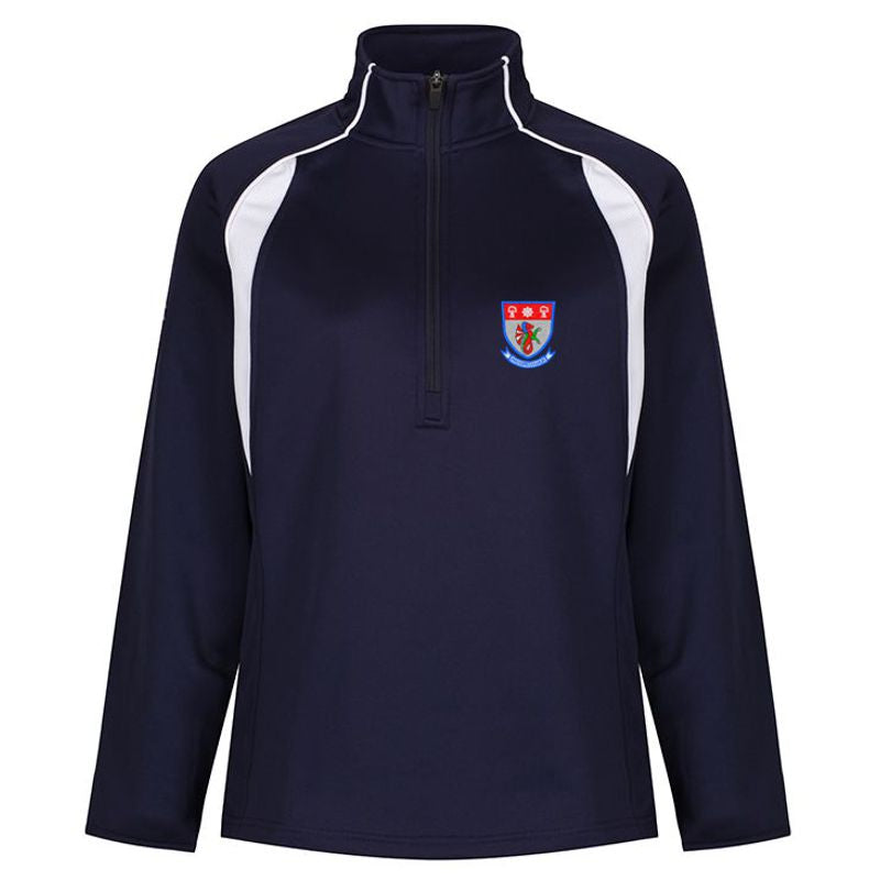 Whitby High Mid-Layer Navy / White – Uniformity Schools